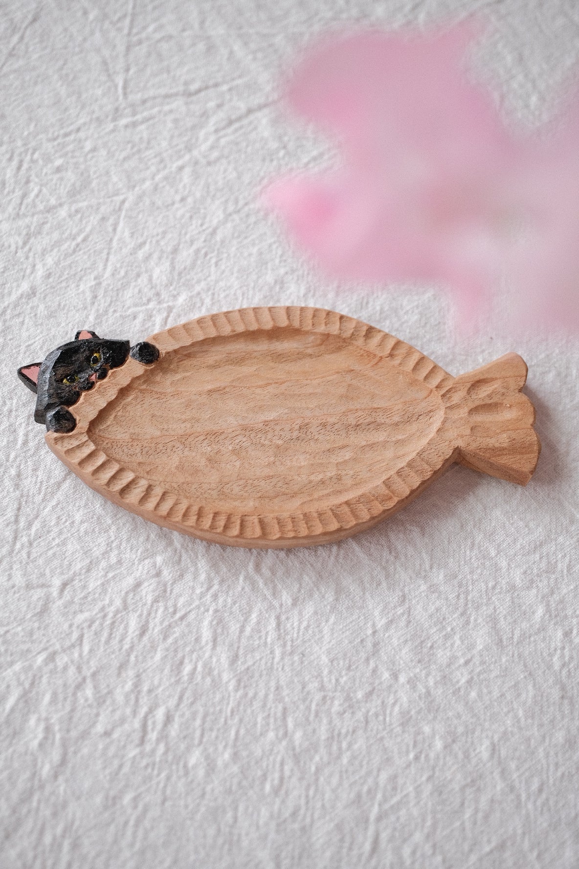 Ayataro Chopsticks Board - Black Cat - aya01 – Yochi Cups