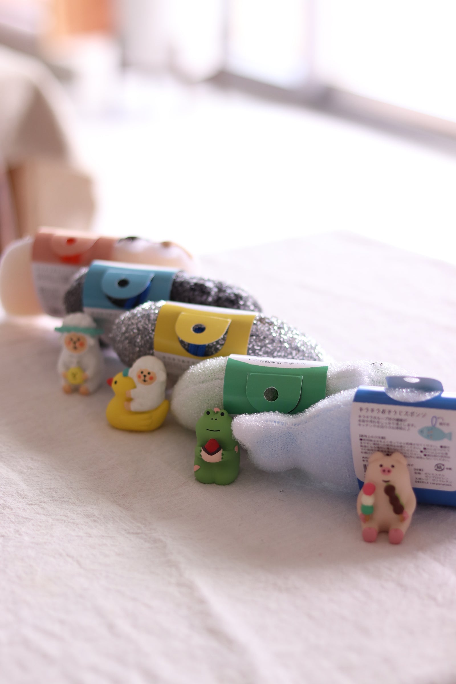 Japanese Animal Dish Sponge – Yochi Cups