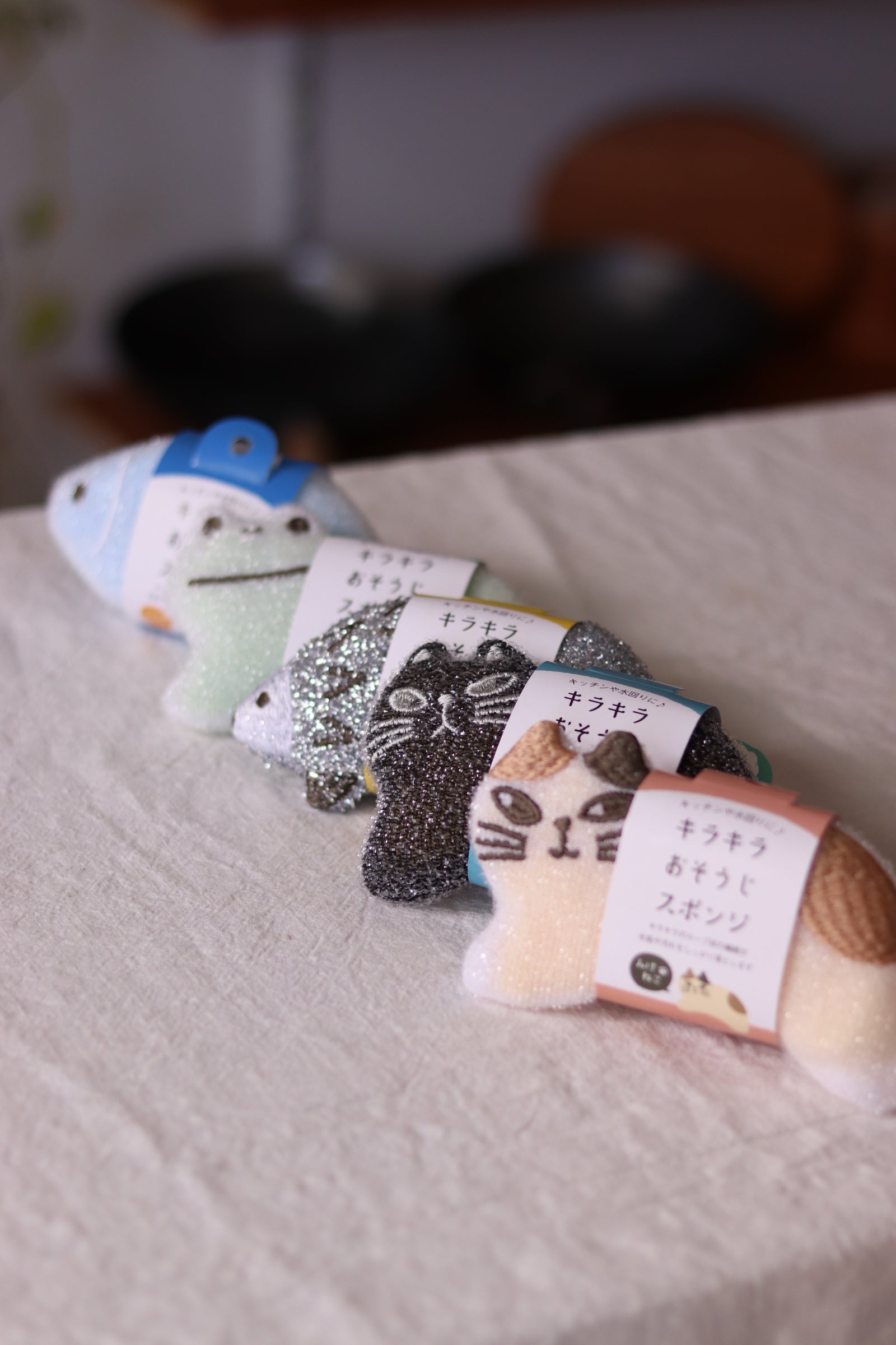 Japanese Animal Dish Sponge – Yochi Cups