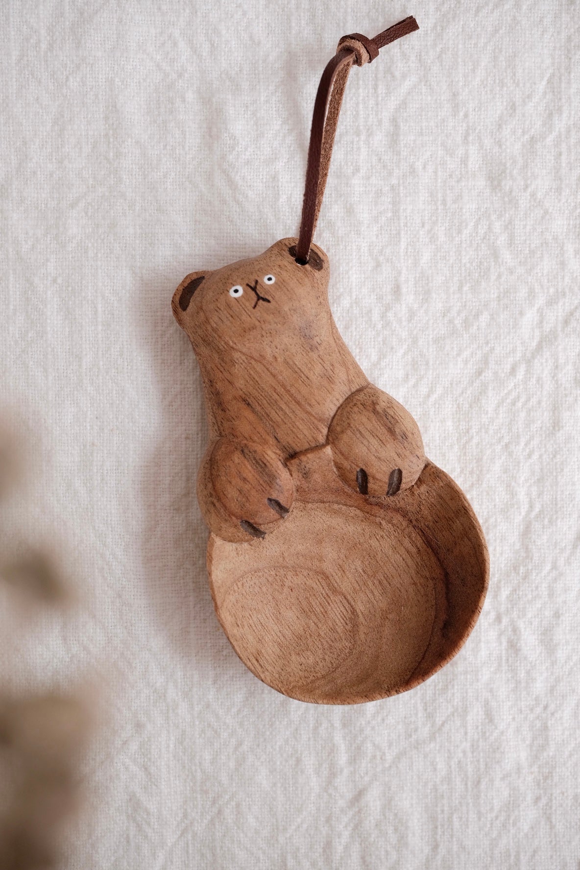 Kumiko Nakamura 星屑制作所 Wood Coffee Spoon - Brown Bear H11 – Yochi Cups