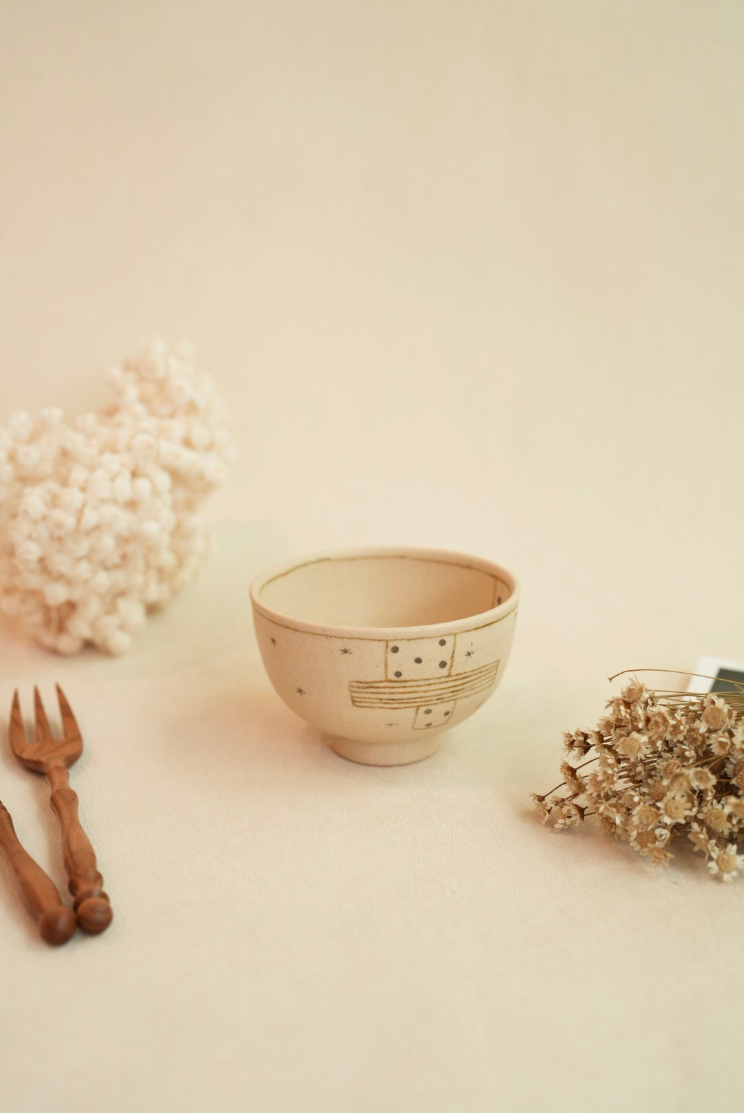 Chiho Yoshida 穗屋工房- Rice Bowl - Line & Stars CY05 – Yochi Cups