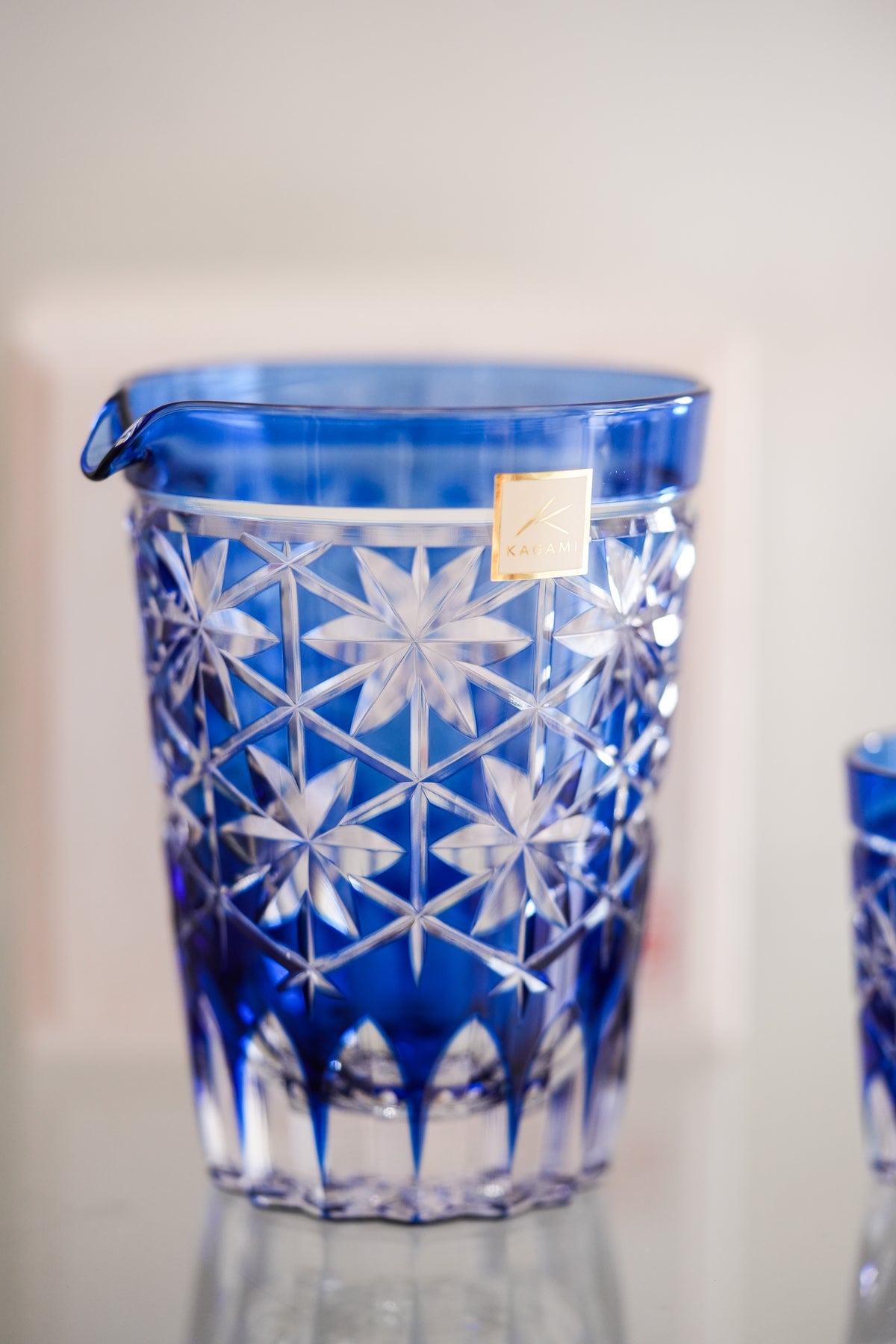 Kagami Crystal - Sake Barware, Edo Kiriko "Seika" – Yochi Cups