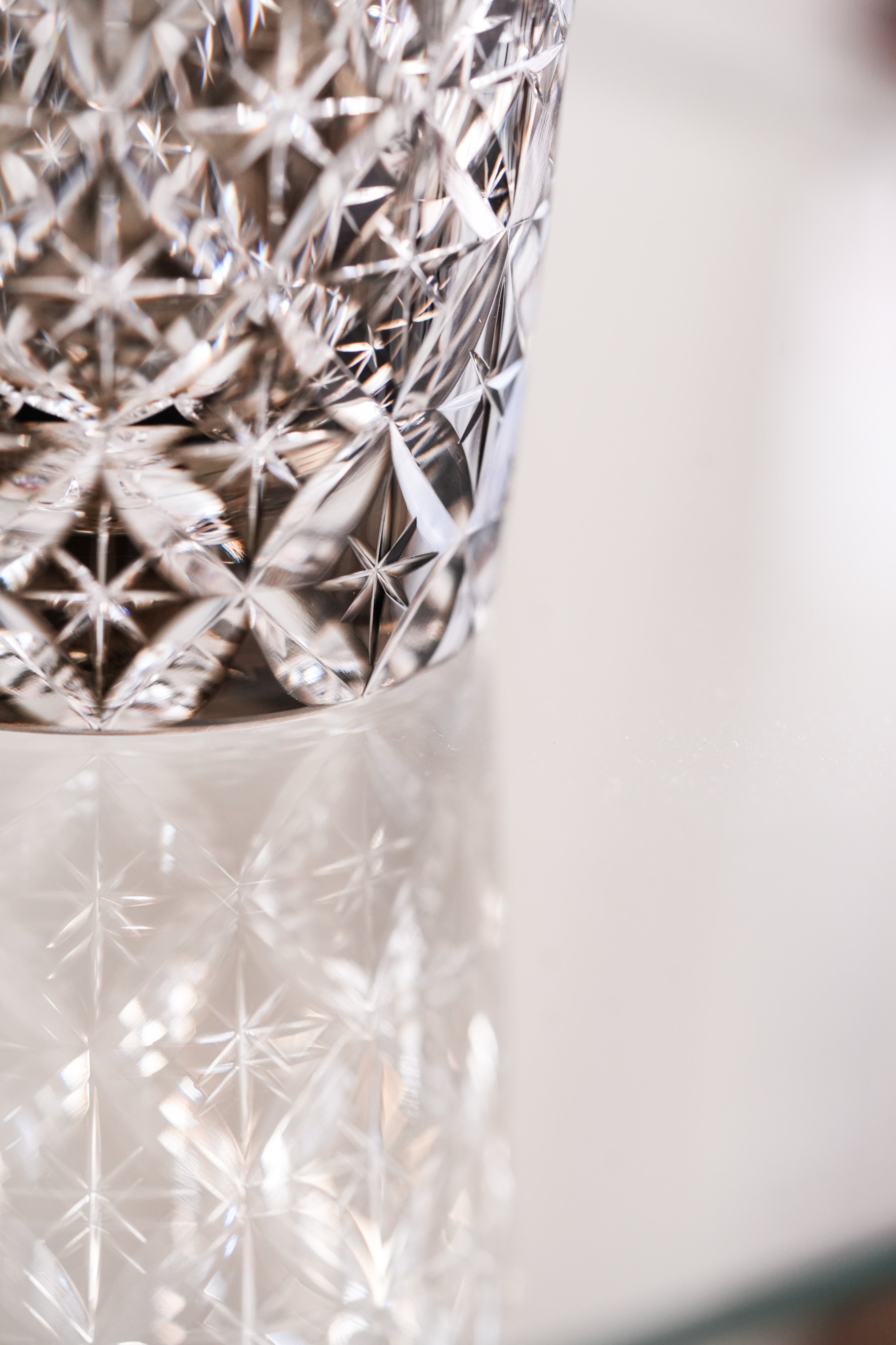 Kagami Crystal - Whiskey glass Edo Kiriko "Circle Mesh" By Satoshi Nab ...