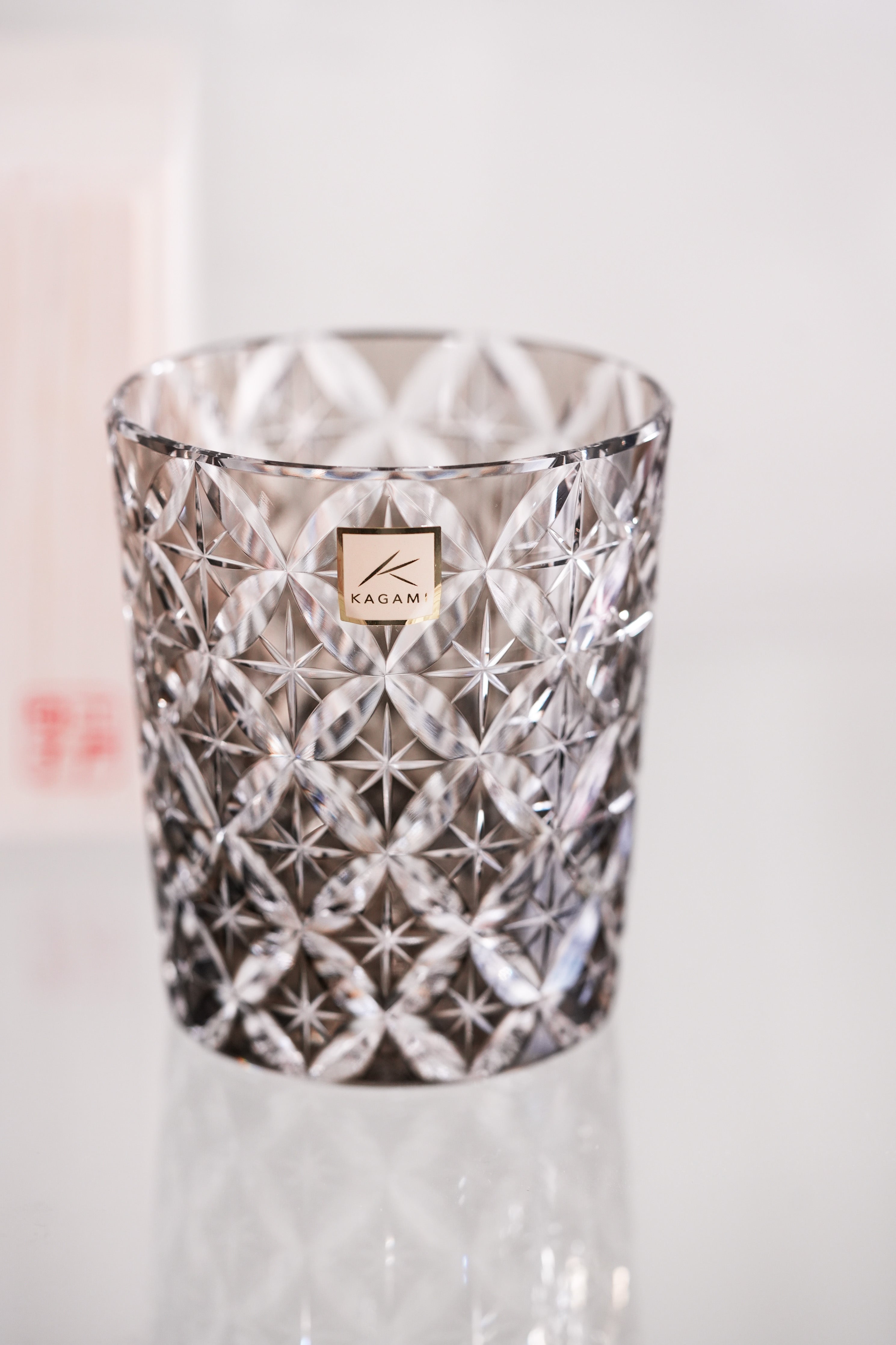 Kagami Crystal - Whiskey glass Edo Kiriko "Circle Mesh" By Satoshi Nab ...